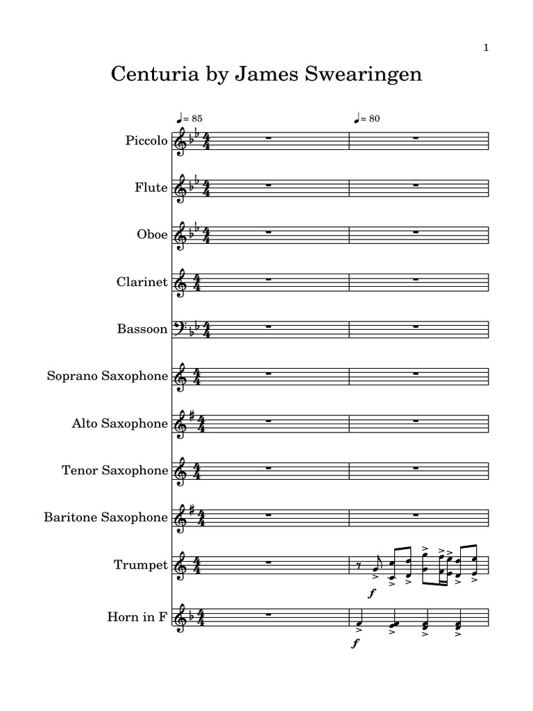 Centuria by James Swearingen | PDF | Elementary Organology | Music ...