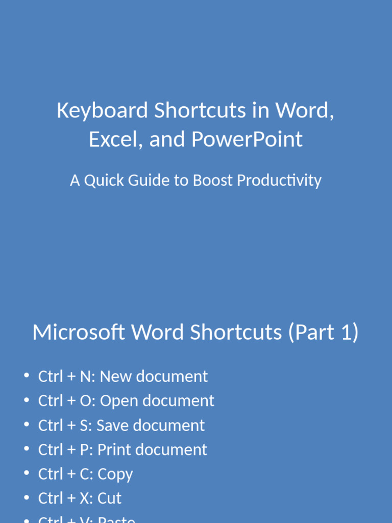 Keyboard Shortcuts With Design | PDF
