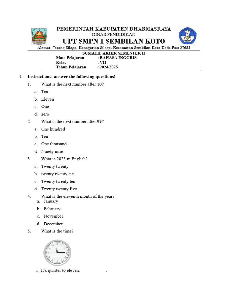 Kelas 7 Bahasa Inggris | PDF | Chess Openings | Chess Theory