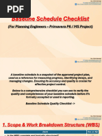 Project Schedule Review Checklist | PDF | Areas Of Computer Science ...