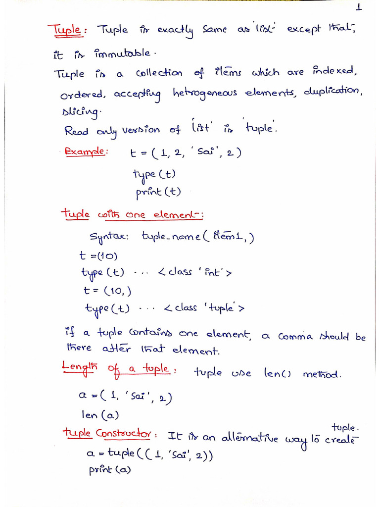Tuple | PDF