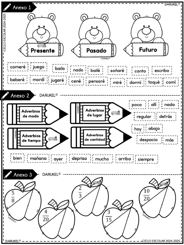 5° Sem2 Anexos Del Docente 2024-2025 | PDF