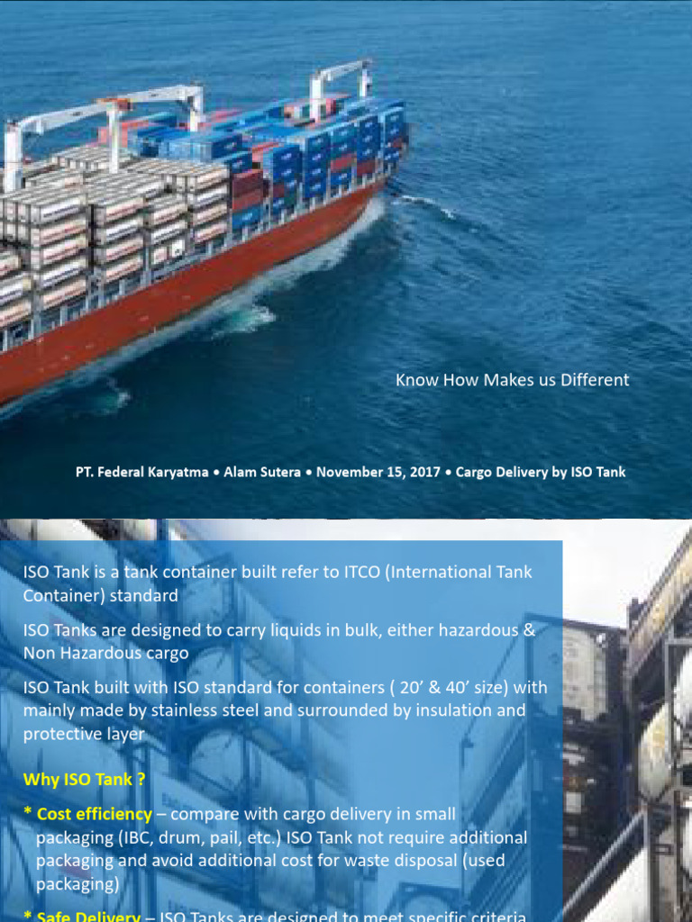 ISO Tank Capacity and Benefits | PDF