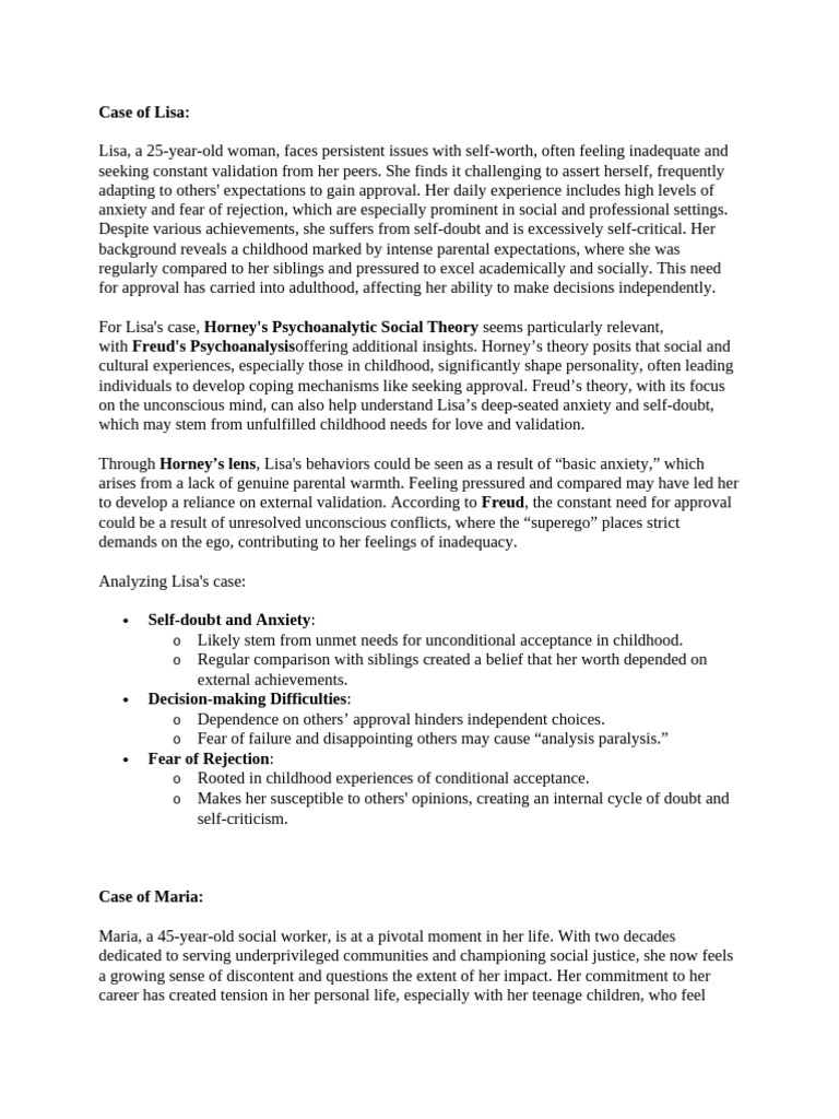 Analyzing Self-Worth and Identity Crises | PDF | Anxiety | Identity ...