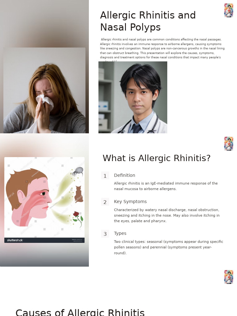 Allergic Rhinitis and Nasal Polyps | PDF | Allergen | Allergy