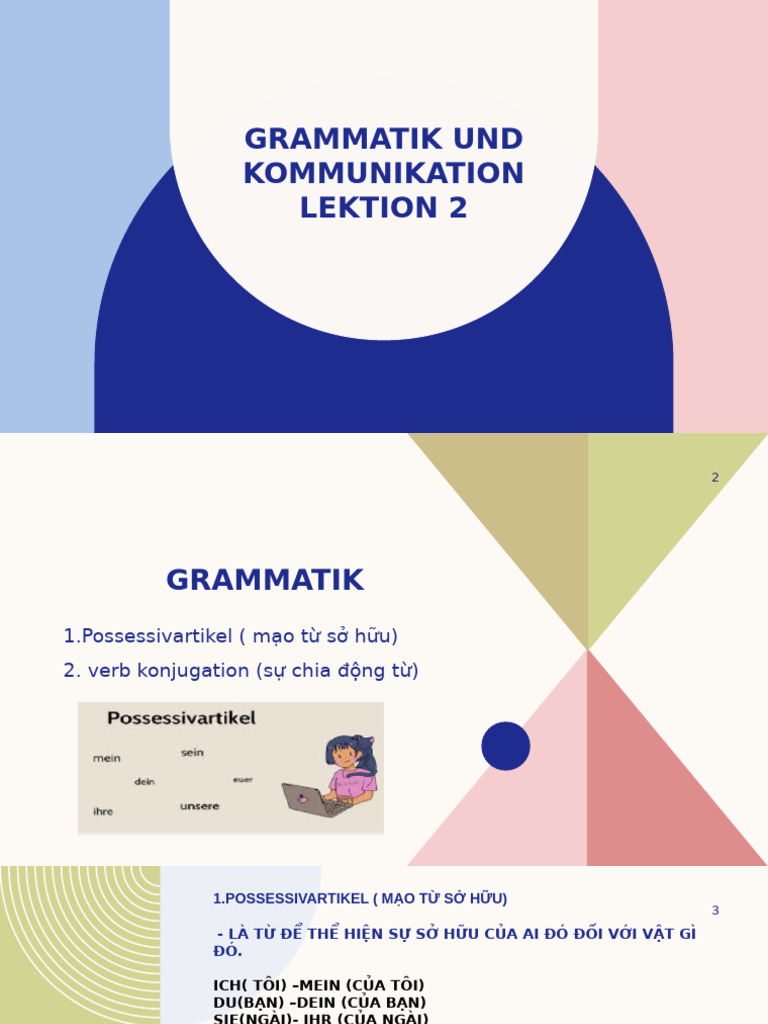 Grammatik Und Kommunikation Lektion 2 | PDF
