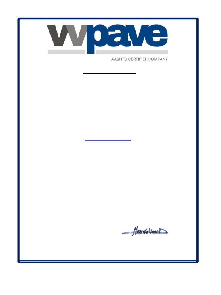 Anexo 1 - Certificado RSP4-319 VVPave-2021 | PDF