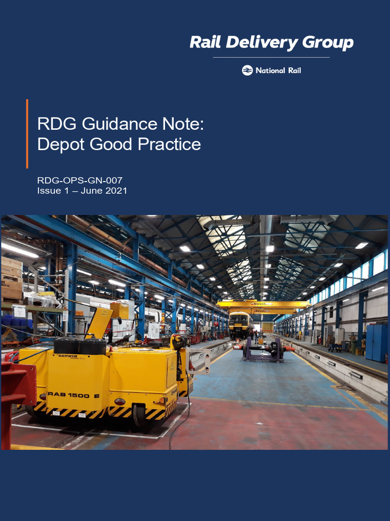 Depot Good Practice Guidance Note | PDF | Rail Transport | Train