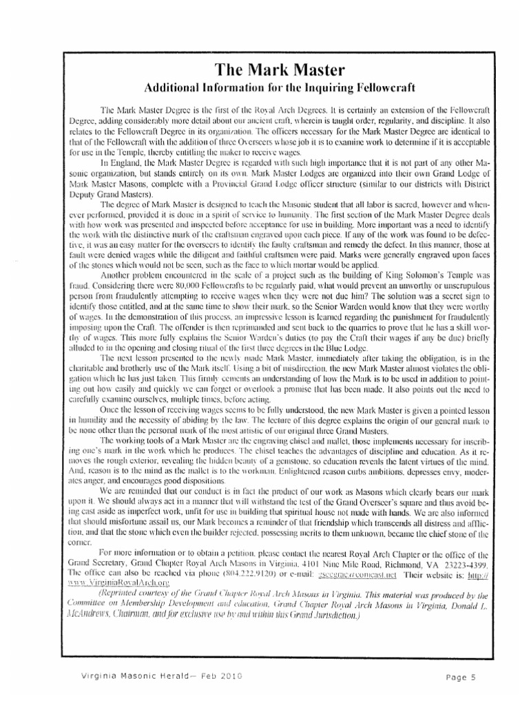 The Mark Master | PDF