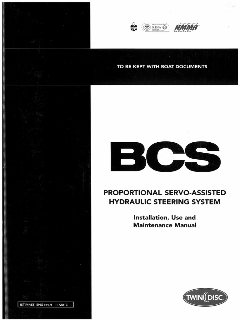 BCS - Installation - USE - MaintenanceManual - PropotionalServo ...