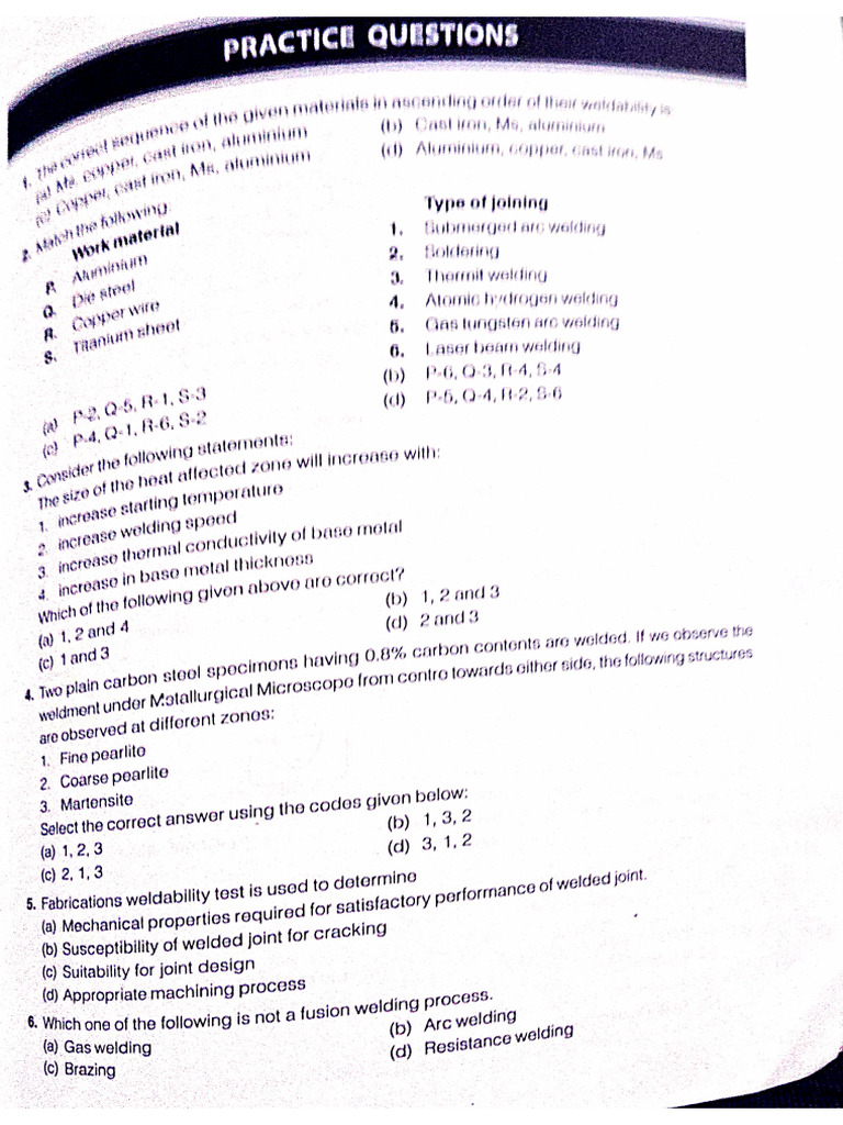 Welding Question | PDF
