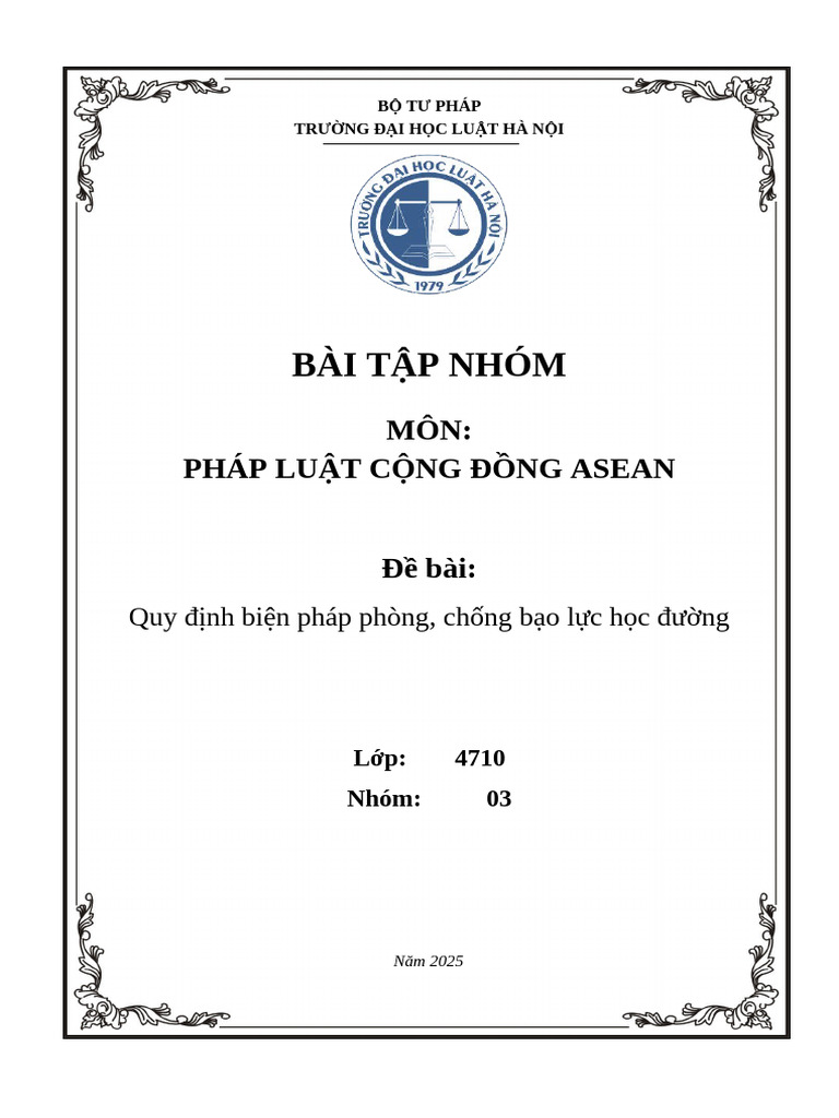 BTN ASEAN-nhóm 3 | PDF