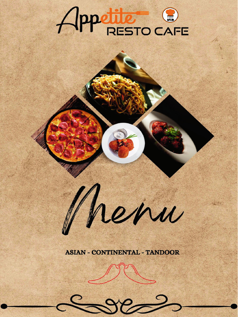 Asian, Continental & Main Menu | PDF | Curry | Thai Cuisine