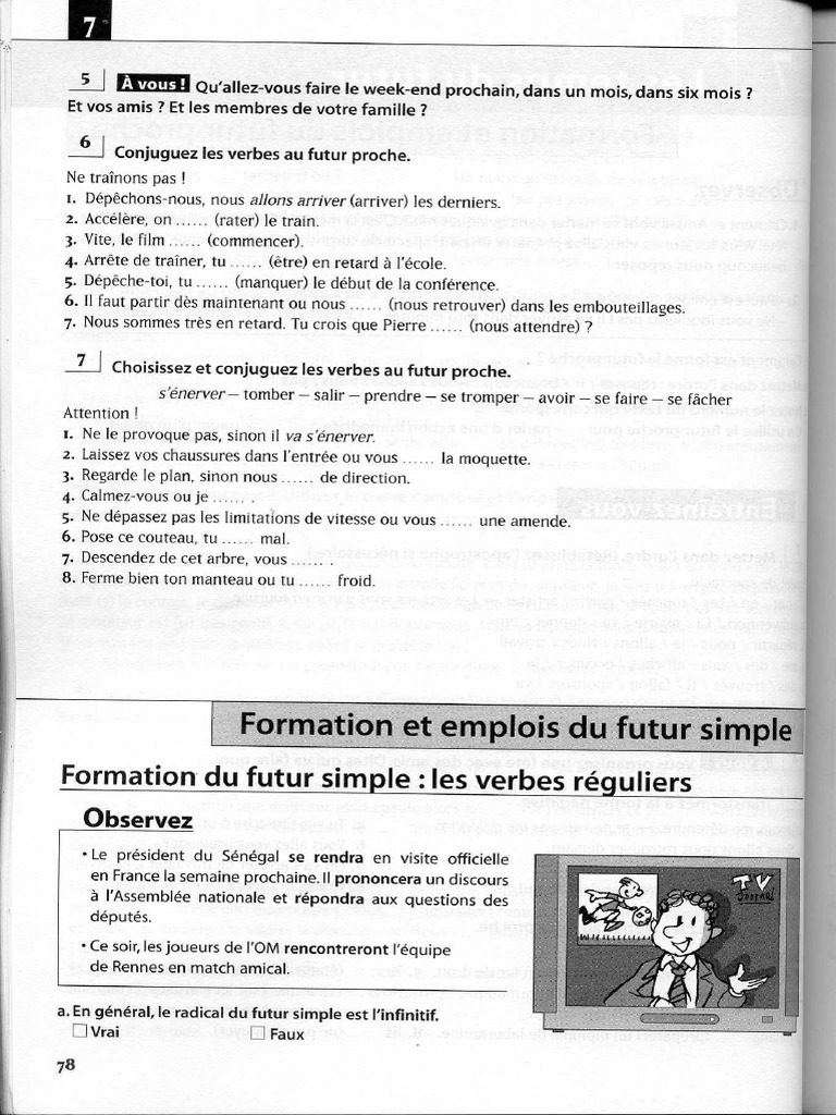 Futur Simple A2 | PDF
