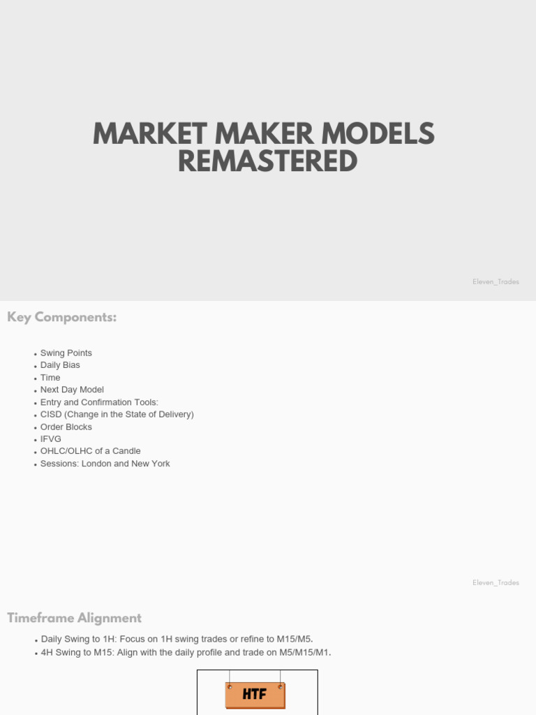 Market Maker Buy Model Overview | PDF | Economies | Investing