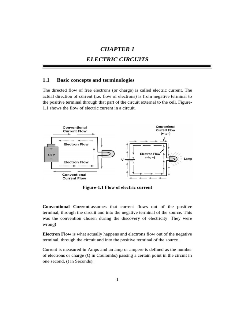 Understanding Electric Circuits Basics | PDF | Capacitor | Electric Current