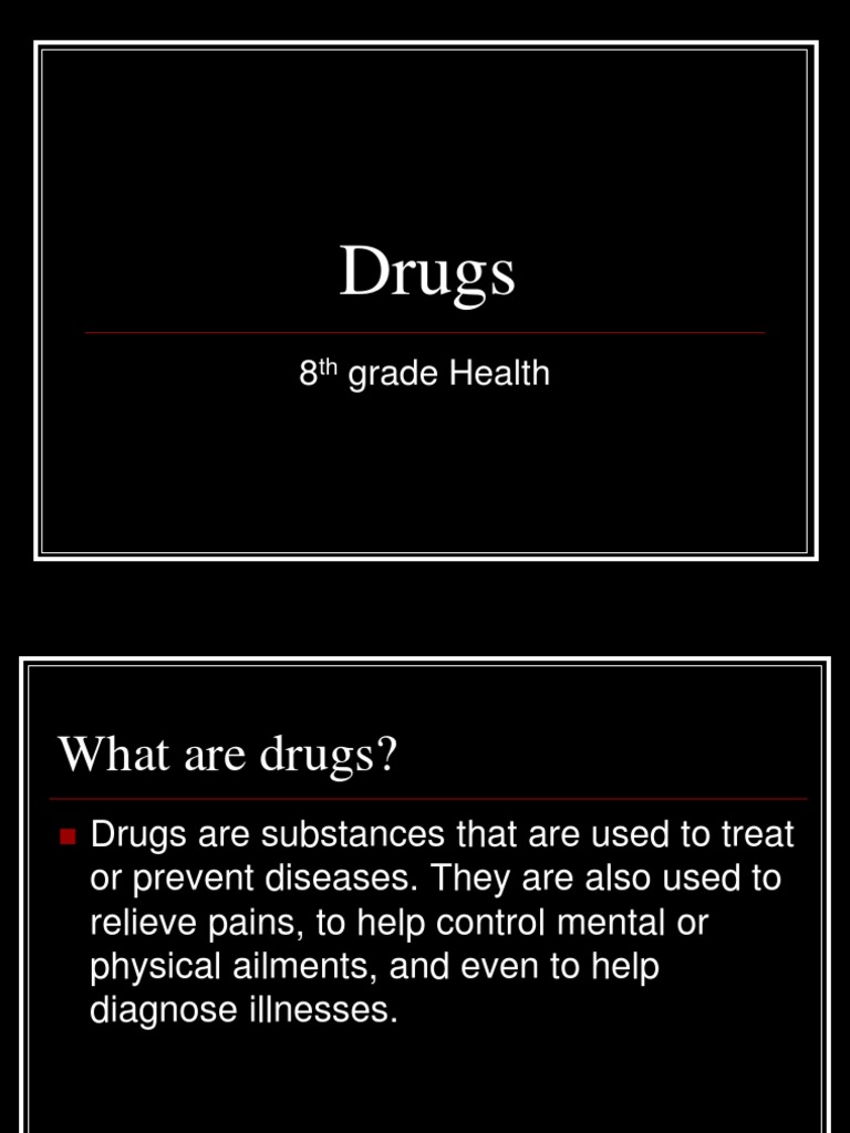 An 8th Grade Health Class Document on Drugs | PDF | Cannabis (Drug ...