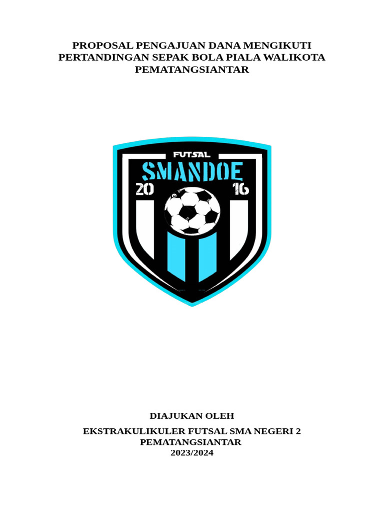 Proposal Piala Walikota | PDF