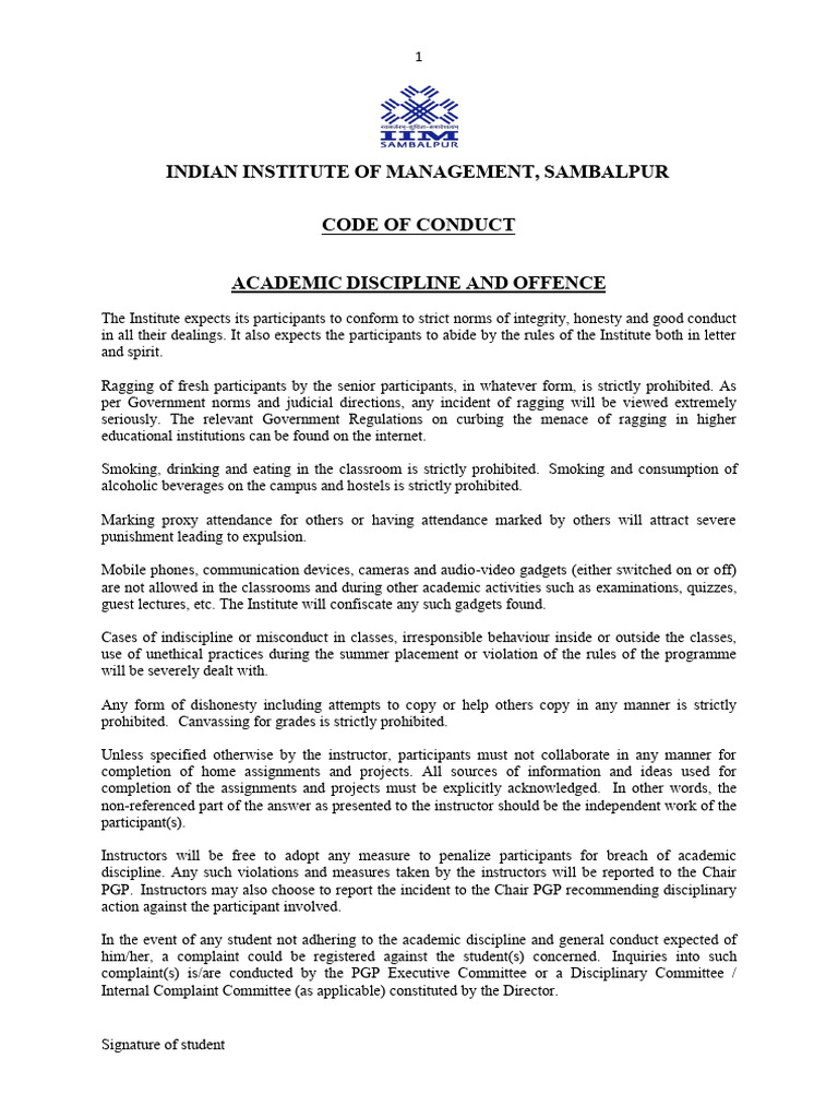 Annexure-III Code of Conduct Undertaking | PDF | Libraries | Computer Security