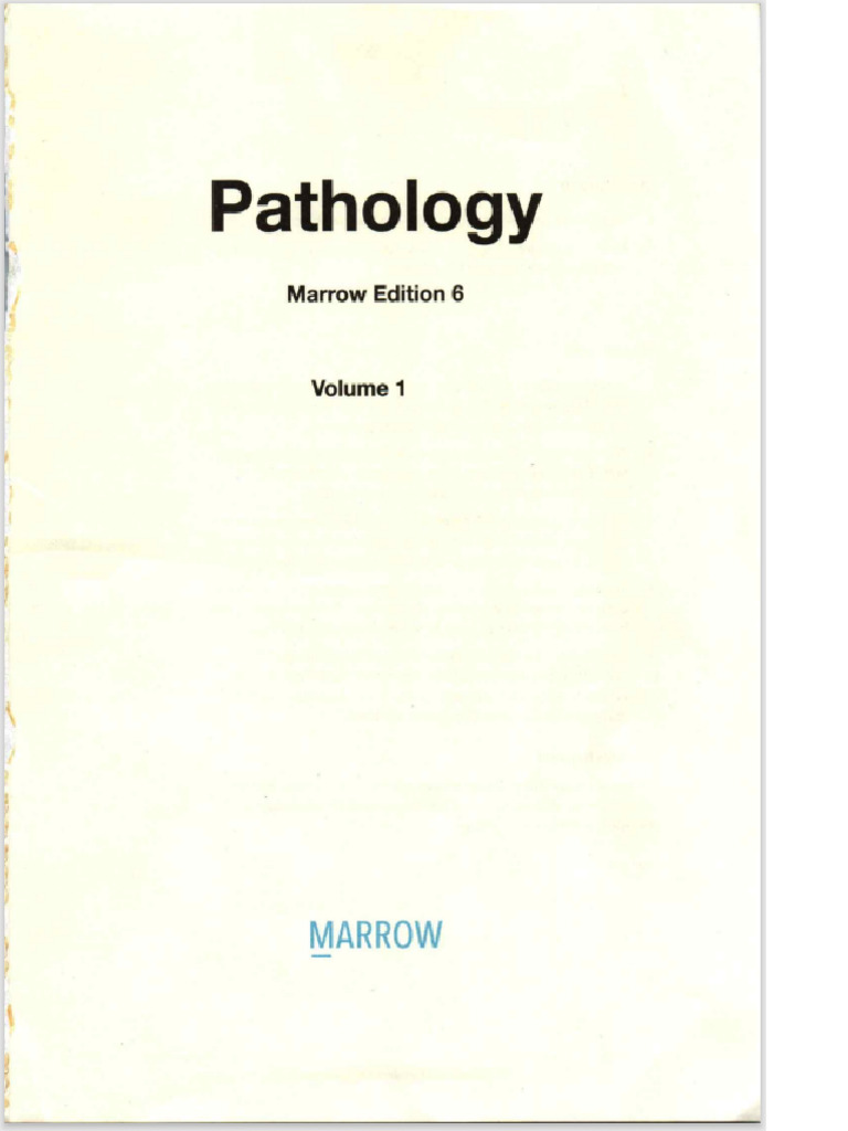 Pathology Dr. Illa Jain E.6 Marrow Vol.-1 | PDF