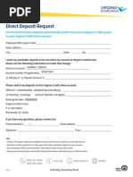 Navy Federal Direct Deposit Enrollment Form | PDF