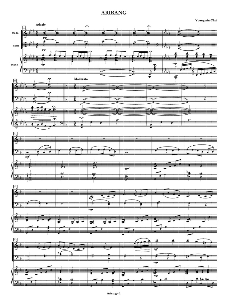 Arirang Score | PDF