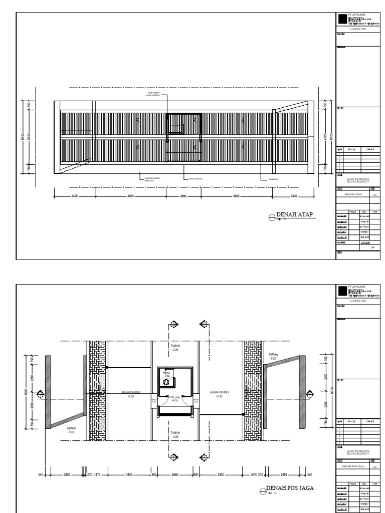 Gate Denah Atap - Merged | PDF