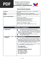 Post Activity Report Template2025 | PDF