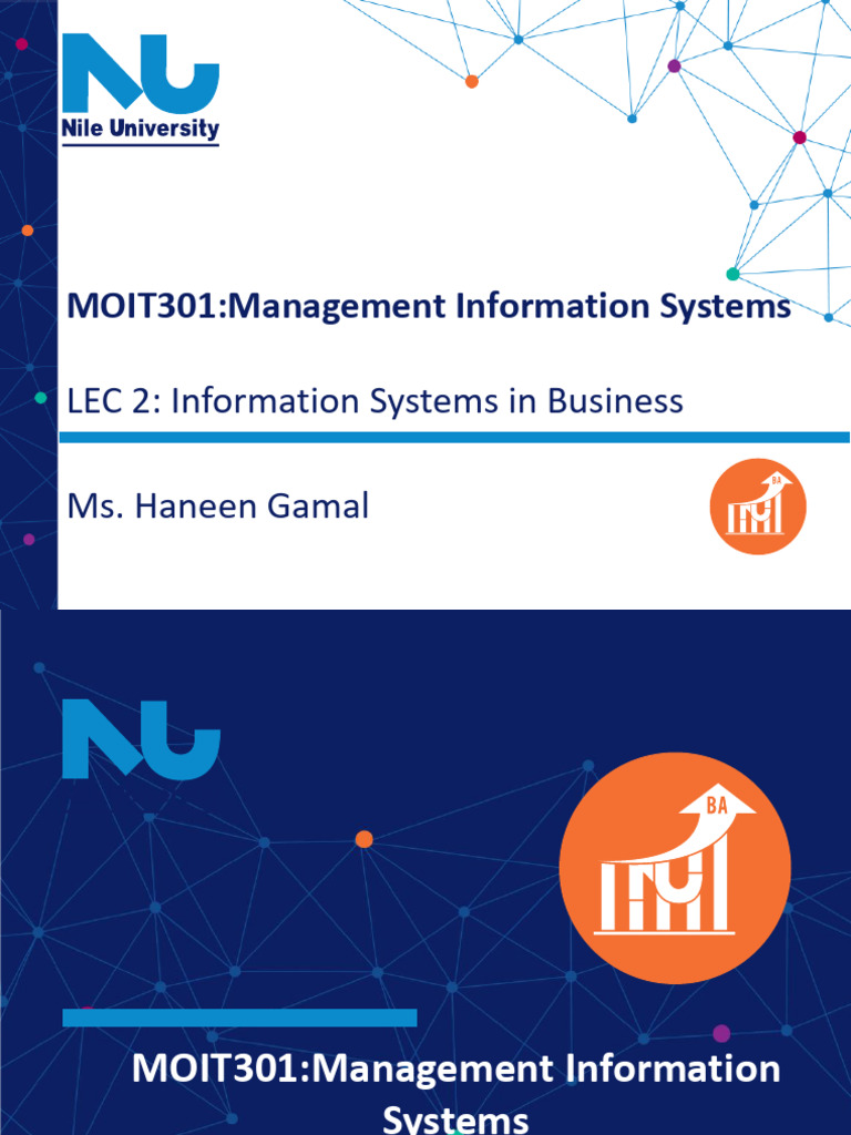 MOIT301 2-Information Systems in Business | PDF | Management Information System | Decision ...