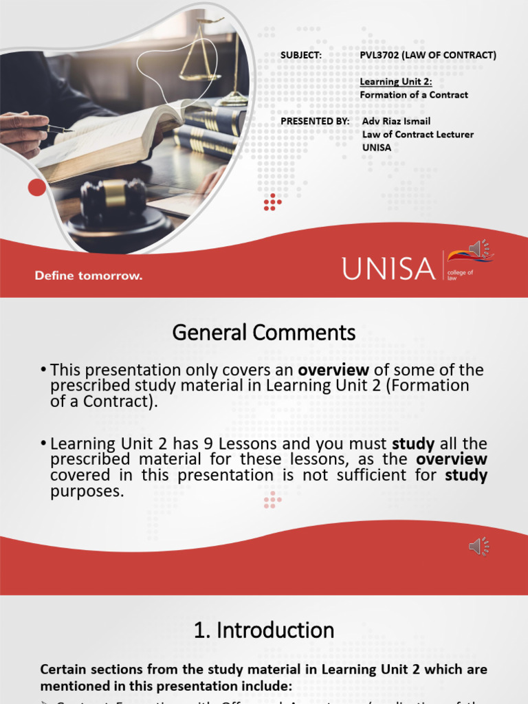 Essential Elements of Contract Formation | PDF | Offer And Acceptance ...