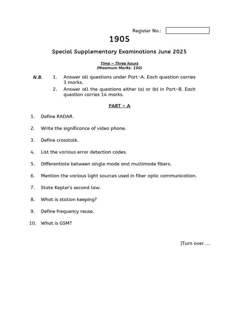 June 2025 Special Supplementary Exam Guide | PDF