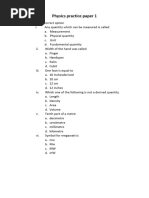 Grade 11 Physics Questions With Answers | PDF