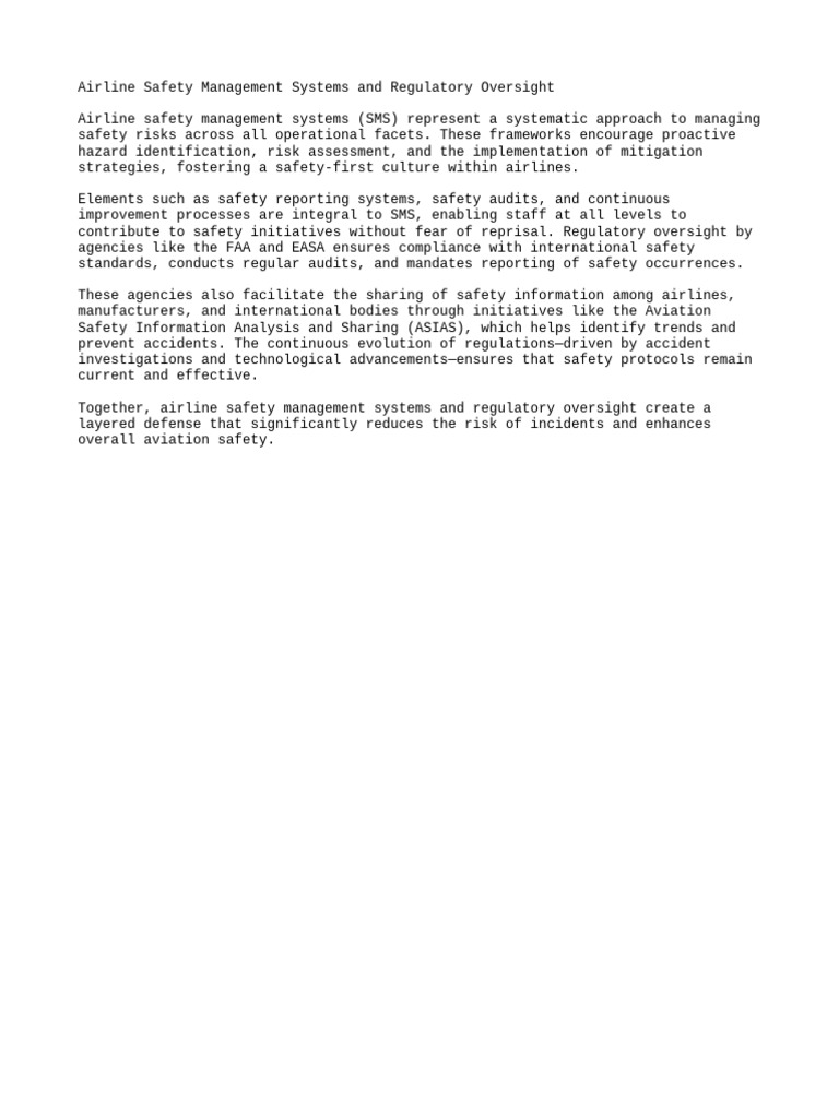 FAA SMS Manual Overview | PDF