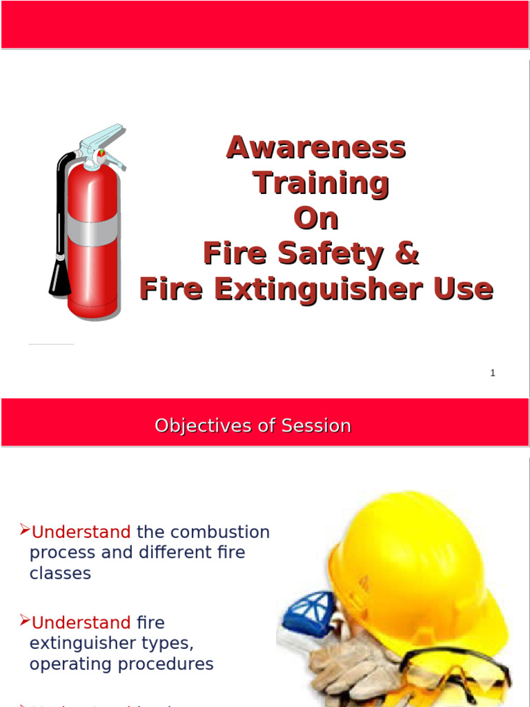 Awareness Fire Fighting Training | PDF | Fires | Firefighting