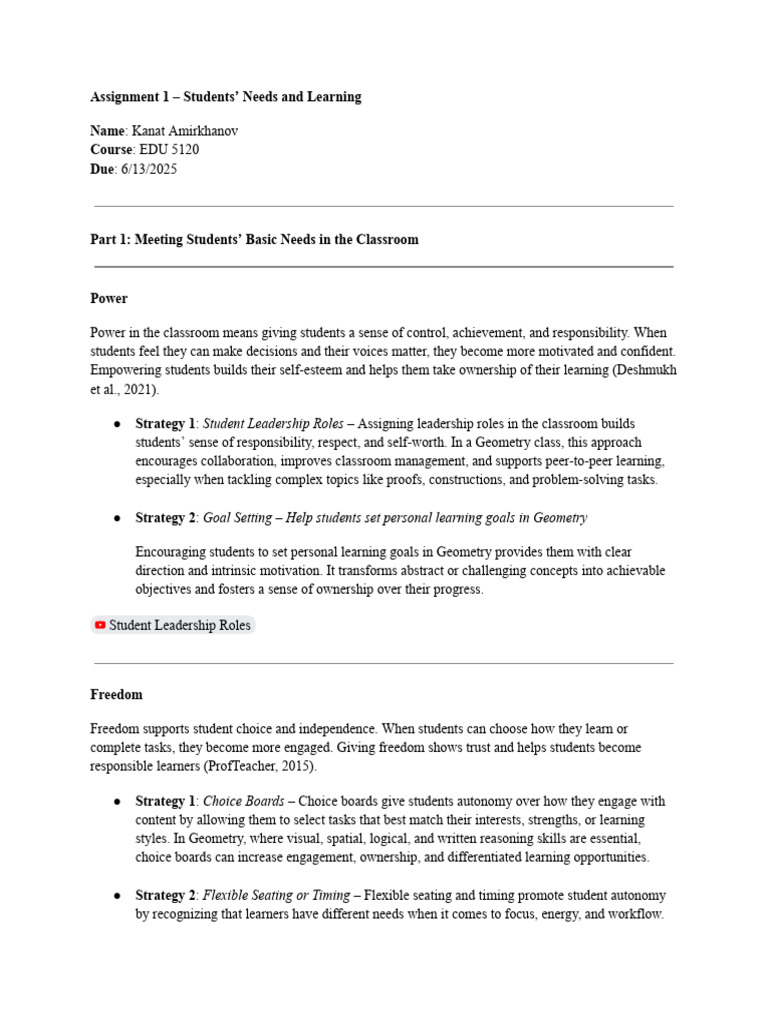Enhancing Student Engagement in Geometry | PDF | Learning | Motivation