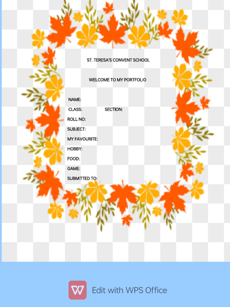 Grade 6 Portfolio Guidelines | PDF | Area
