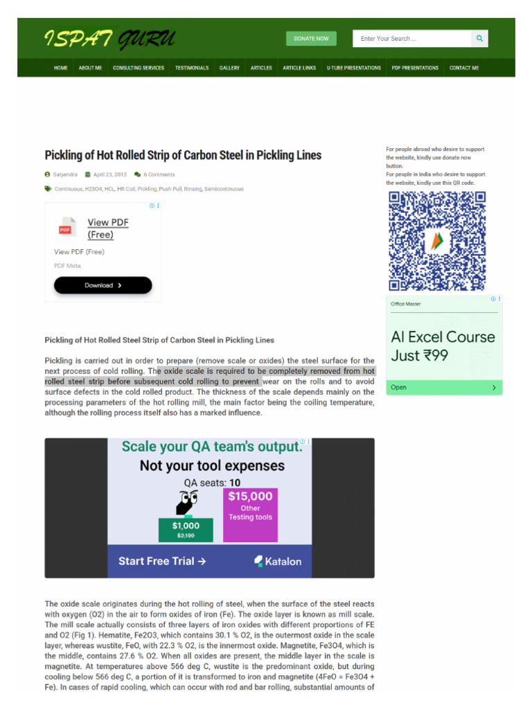 Pickling Line | PDF