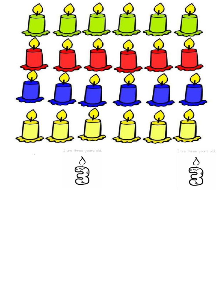 Countining Birthday Candle | PDF