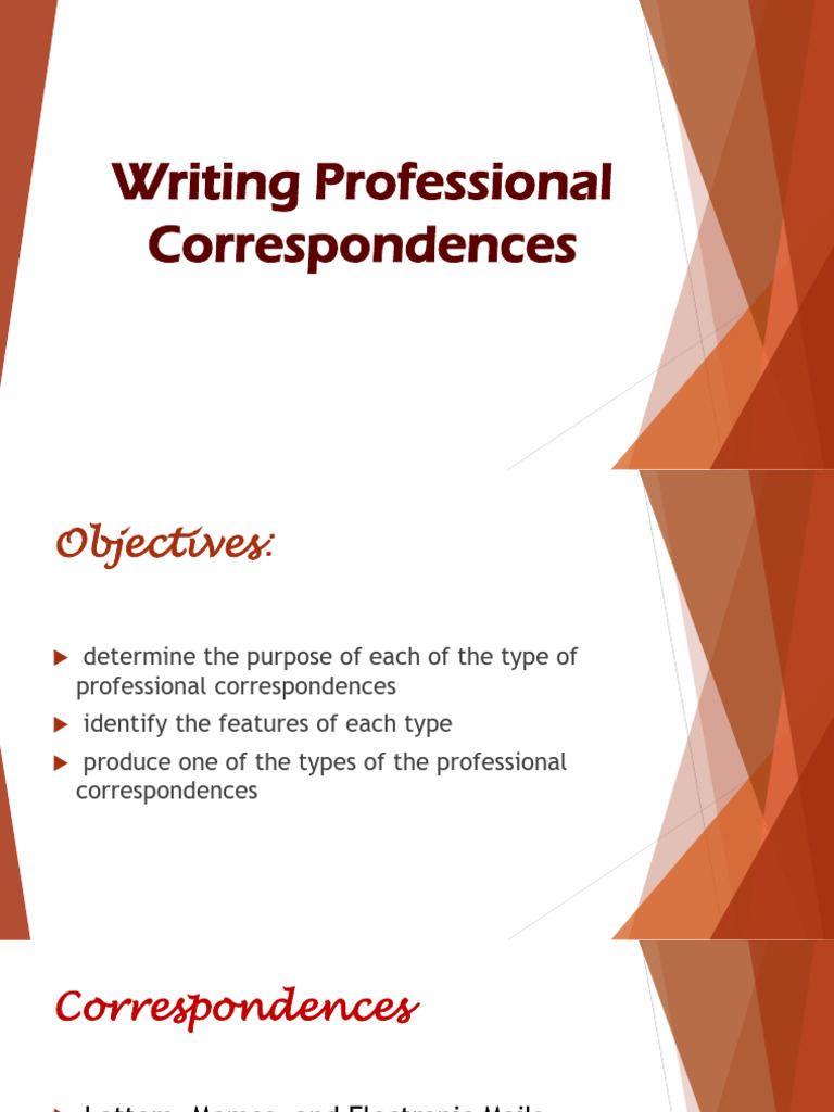 Essentials of Professional Correspondence | PDF | Résumé | Memorandum