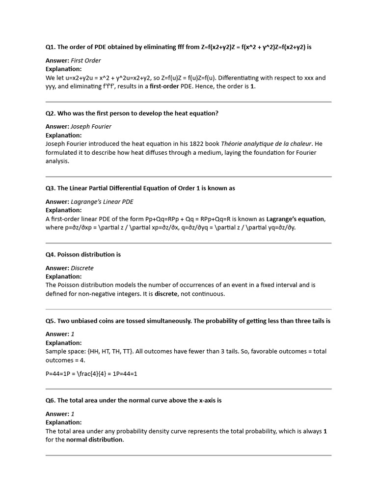 2023 Pyq Civil Maths | PDF