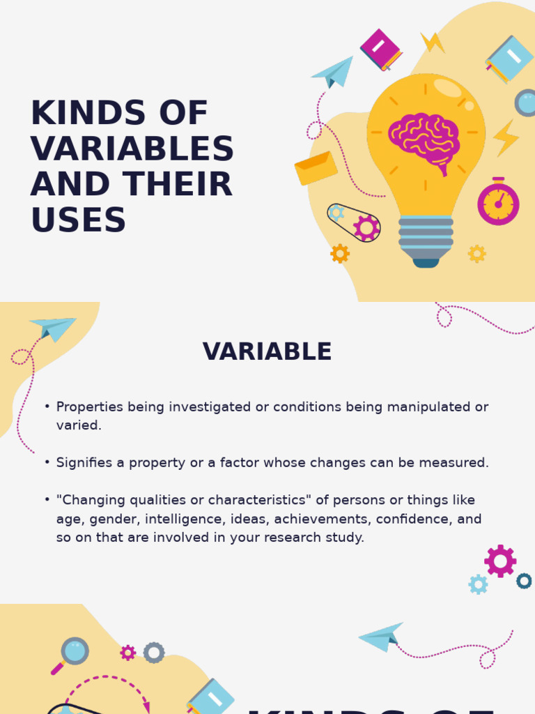 Kinds of Variables | PDF