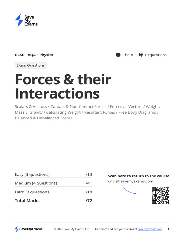 5 1 Forces and Their Interactions 7QRScXthPgTXKJ9G | PDF | Force | Weight