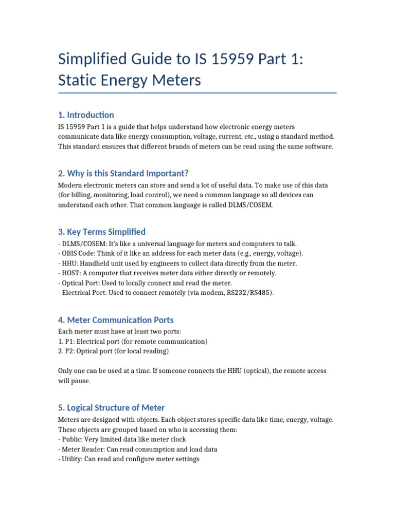 Simplified IS15959 Part1 | PDF