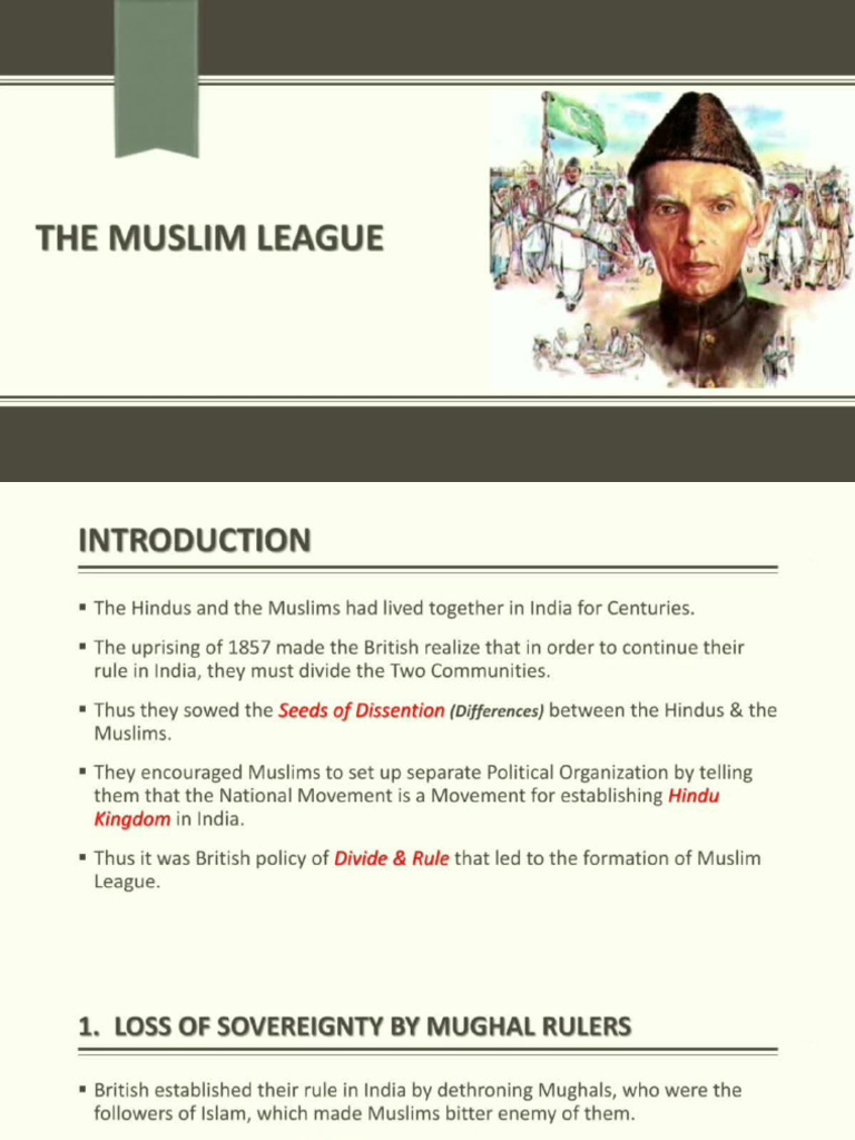 Muslim League | PDF