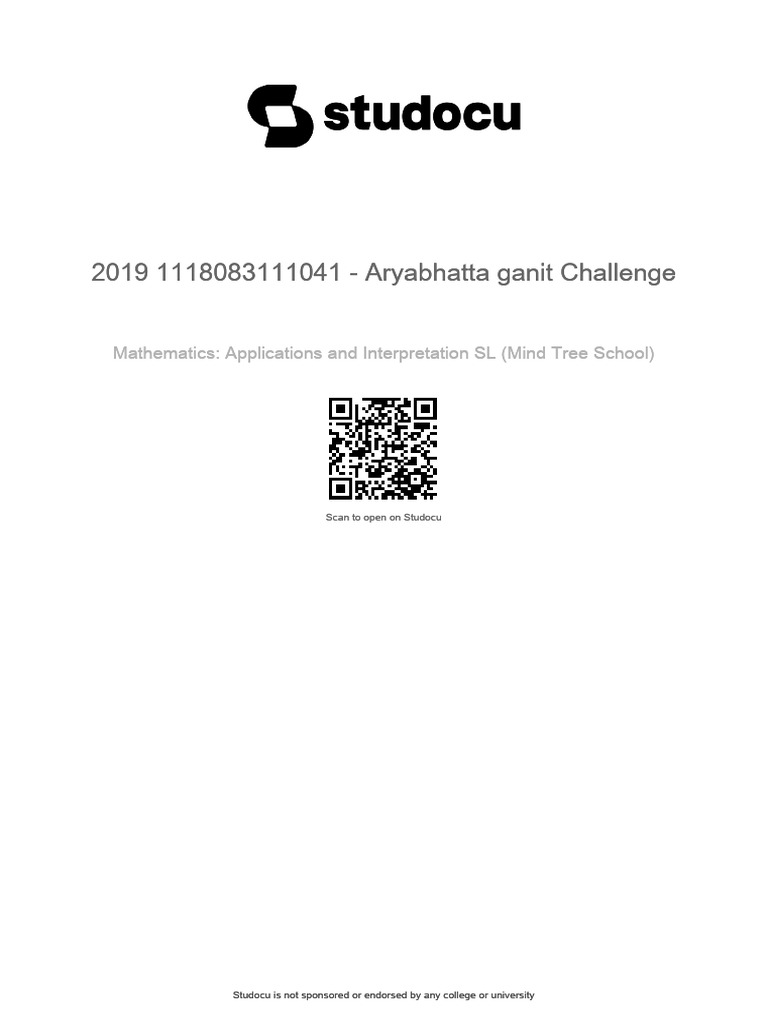 2019 1118083111041 Aryabhatta Ganit Challenge | PDF | Mathematics