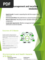 Ocp For E-Waste | PDF | Electronic Waste | Scrap
