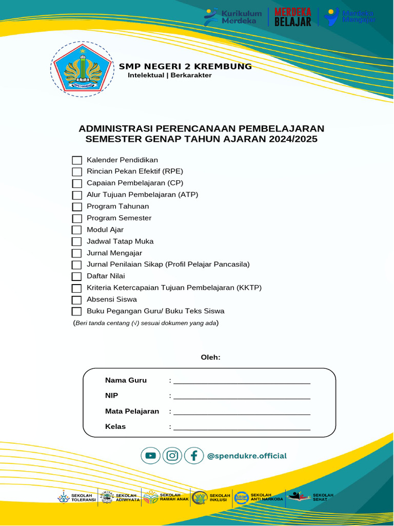 Cover Perangkat Mengajar Kurmer | PDF