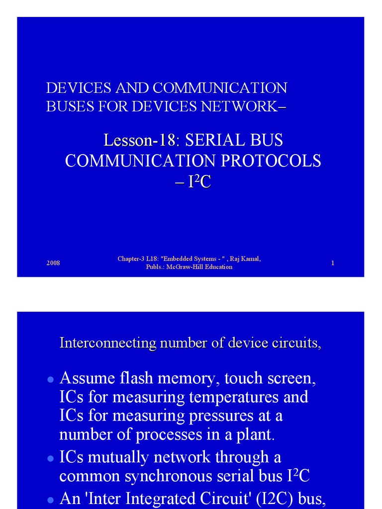 Serial Communiaction Protocols | PDF | Internet Protocols ...