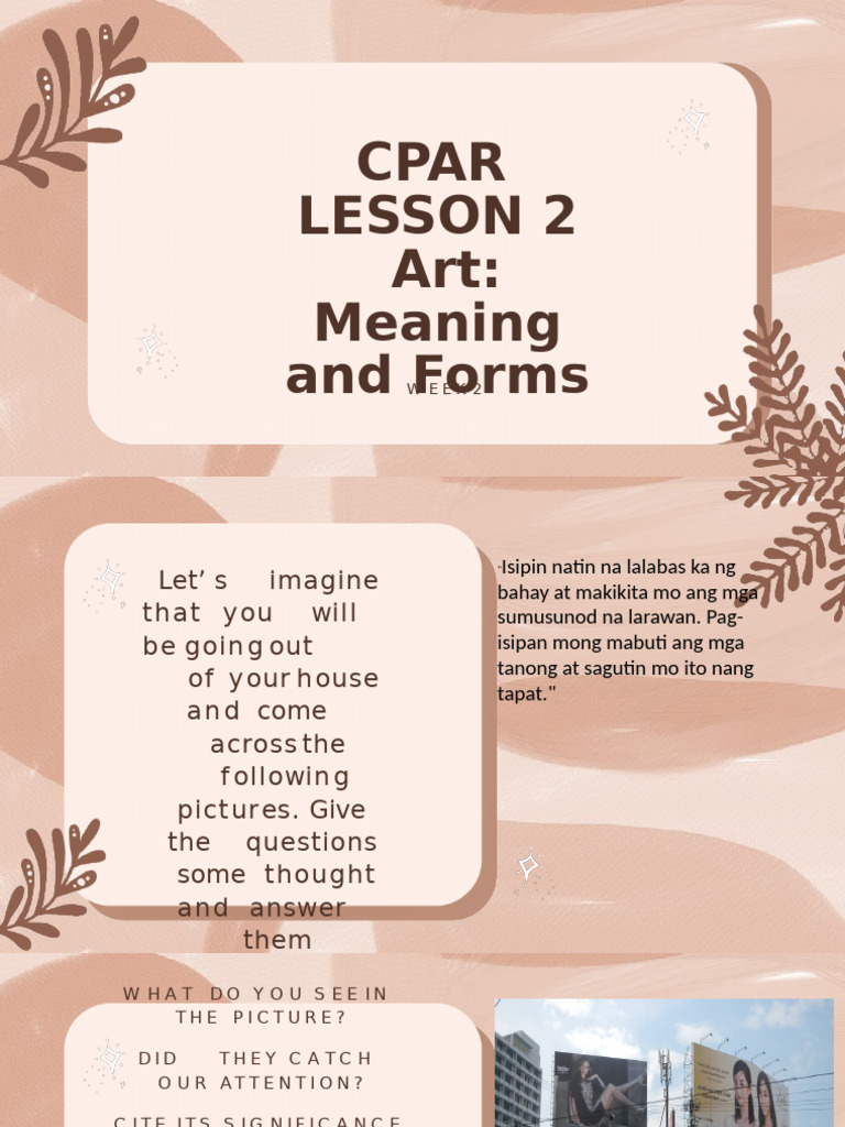 Quarter 1 - Cpar-Lesson-2 | PDF