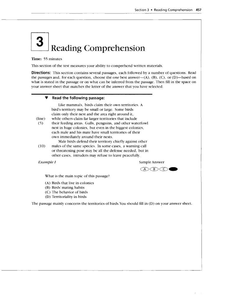 Post Test Reading | PDF